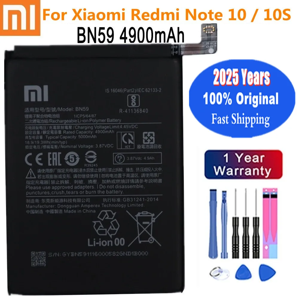 2022 Years High Quality BN59 5000mAh Xiao mi Original Battery For ...