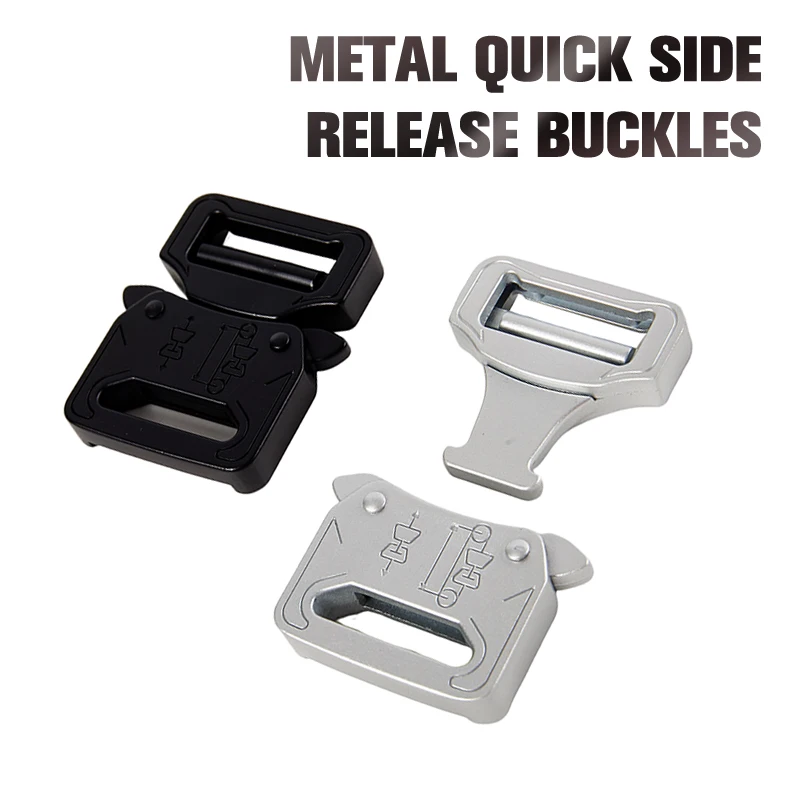 27mm-Metal-Quick-Side-Release-Buckles-For-Webbing-Tactical-Belt-Safety ...