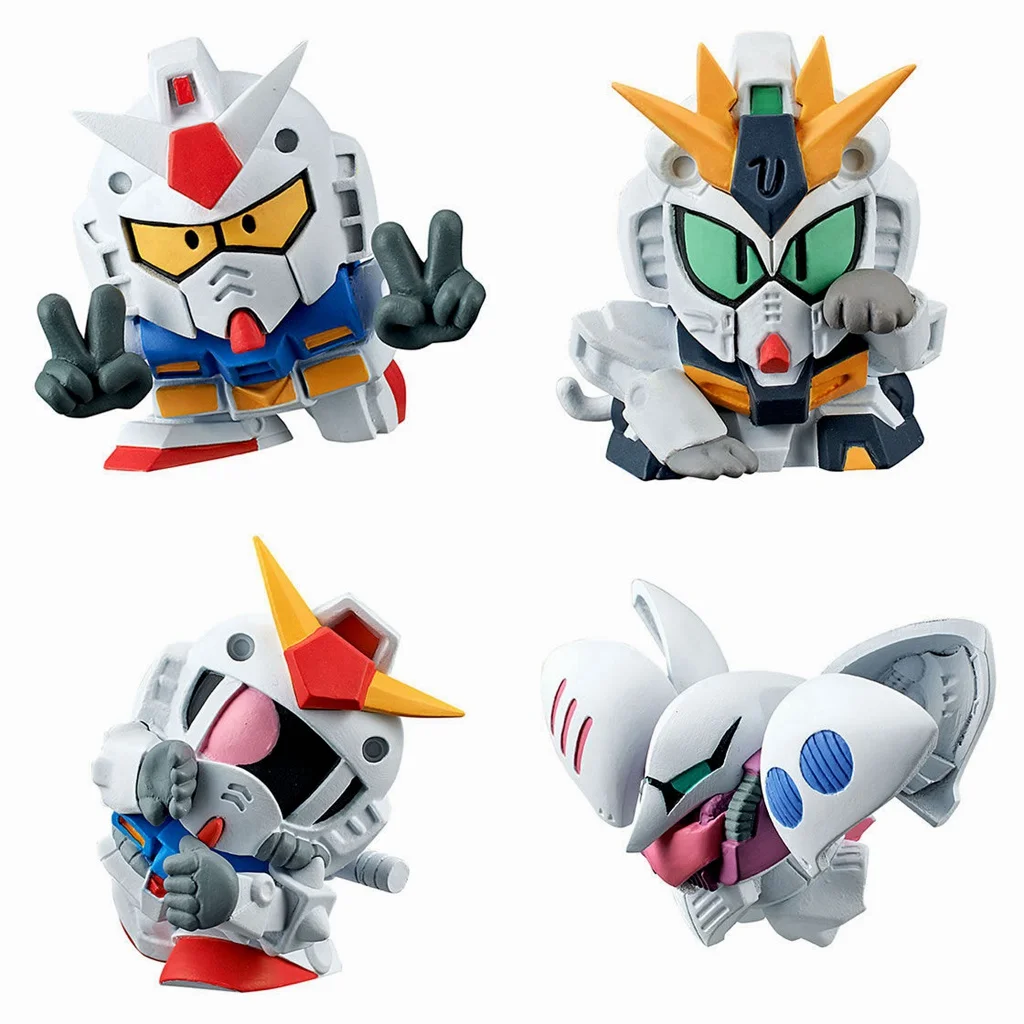 BANDAI Twist Egg Refueling SD Gundam RX 78 2 νGUNDAM Mono eye Gundam Qubeley Animation Static ...