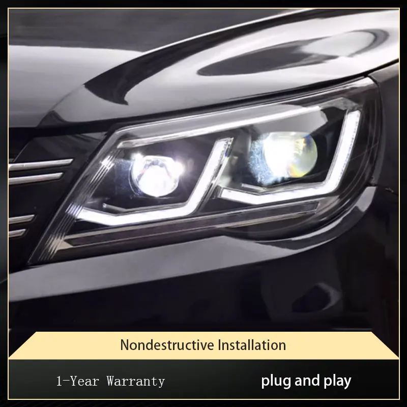 Car-Light-For-Volkswagen-VW-Tiguan-2009-2012-LED-Auto-Headlight ...