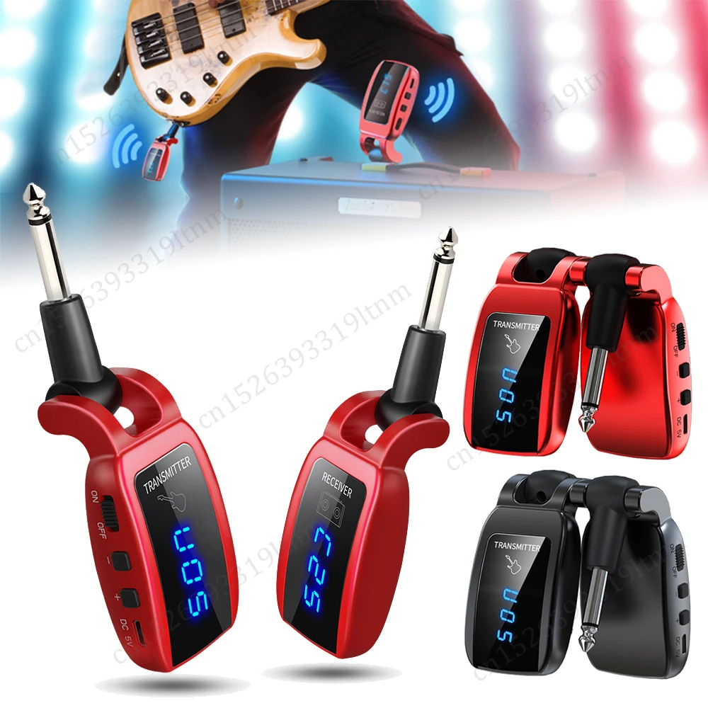 Guitar-Wireless-System-Built-in-Rechargeable-Wireless-Guitar ...