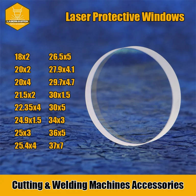 Raytools Bodor WSX Fiber 27.9 4.1 Laser Protective Glass Windows For ...
