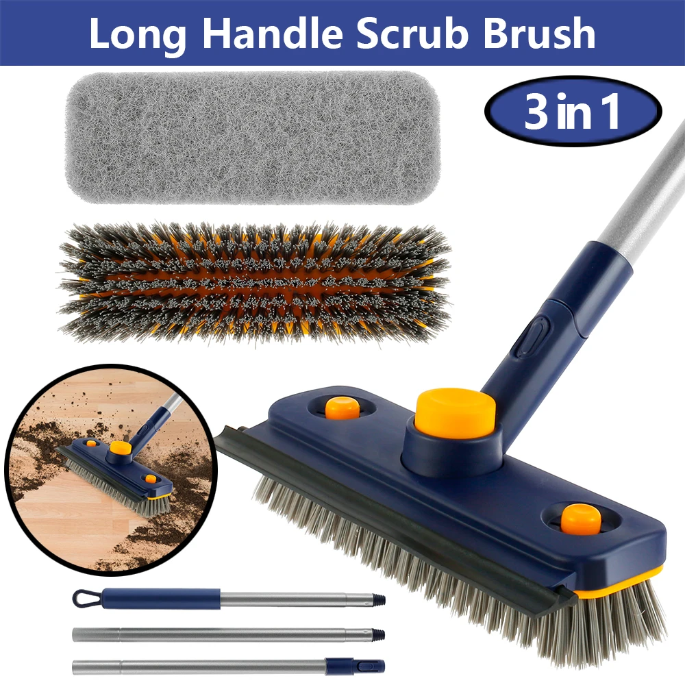Long-Handle-Scrub-Brush-Multifunctional-360-Rotatable-Non-Scratch ...