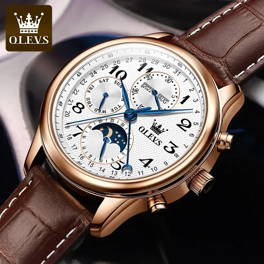 OLEVS-Automatic-Movement-Watches-for-Men-Luxury-Stainless-Steel-Mens ...