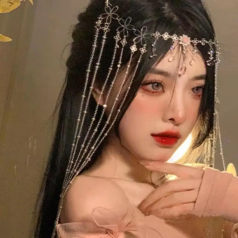 Forehead-Chain-Lightweight-Women-Hair-Clip-Multi-Chains-High-end-Exotic ...