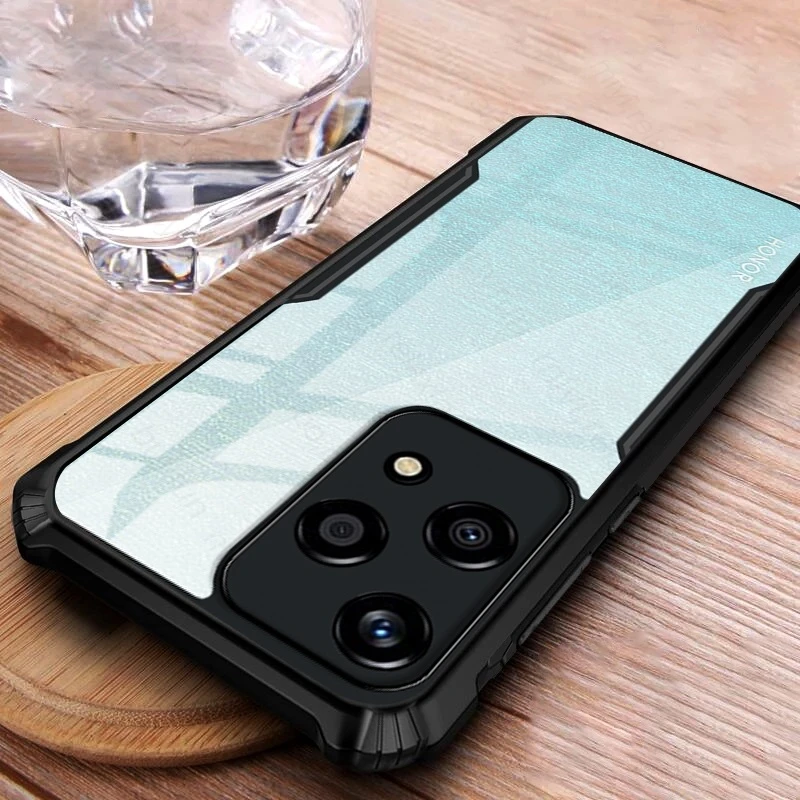 Clear-Acrylic-Back-Cover-For-Honor-200-Lite-200Lite-Light-5G-Case-TPU ...