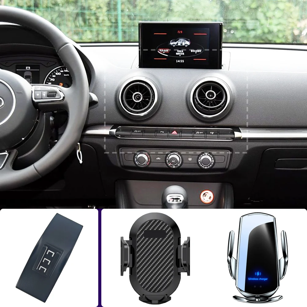 Car-Phone-Holder-For-Audi-A3-S3-8V-2014-2015-2016-2020-Mobile-Phone ...