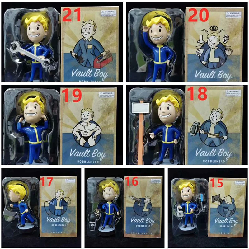 Bobblehead-Cute-Vault-Boy-juego-completo-de-figuras-de-acci-n-de-Anime ...