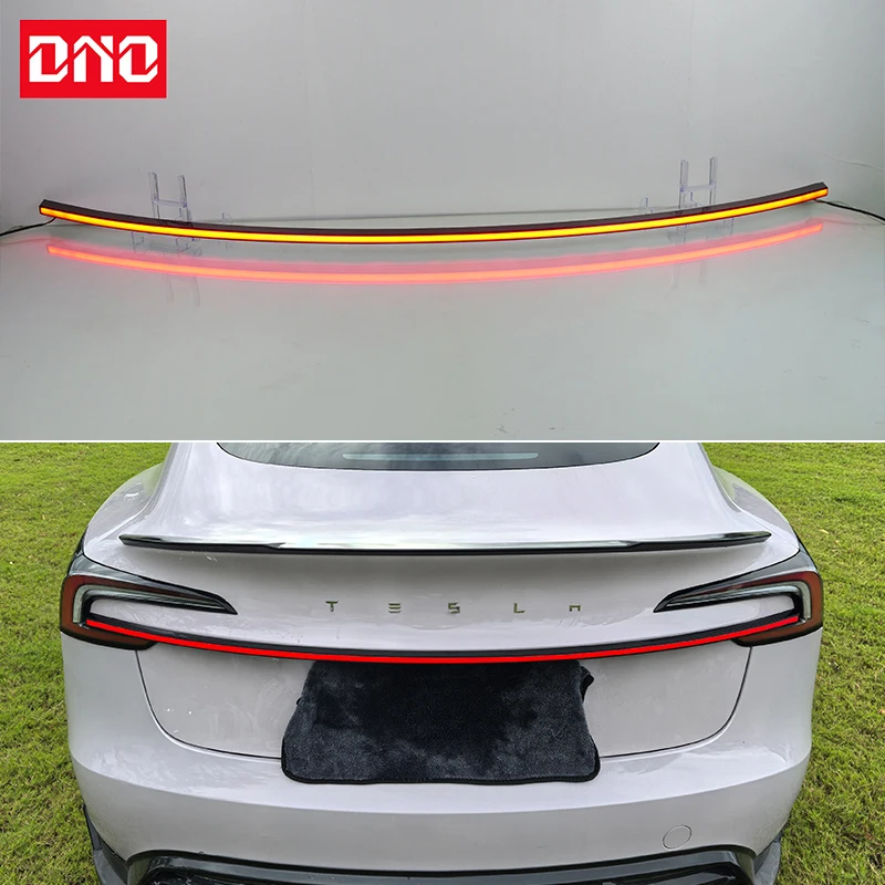 Car LED 12V Rear Bumper Lamps For Tesla Model 3 2023 2024 Brake Light ...