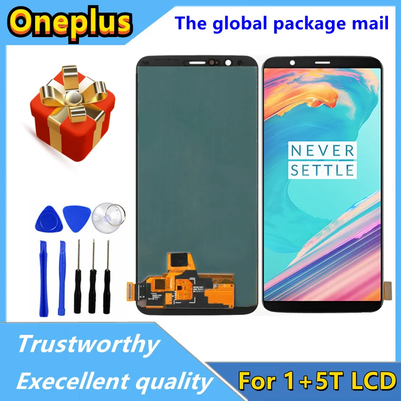100-Test-Original-For-OnePlus-5T-One-Plus-5T-1-5T-A5010-LCD-Display ...