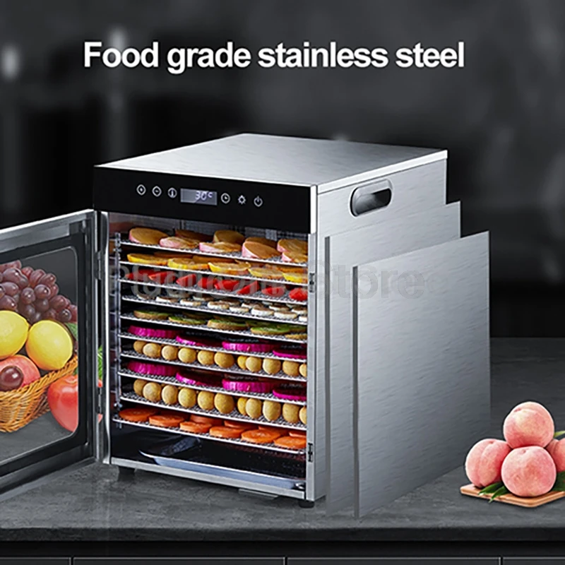 Commercial Food Machine 10 Layers Digital Temperature Control Fruits ...