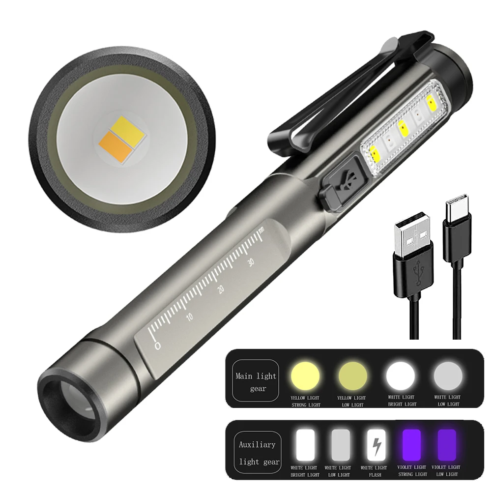 Emergency-Medical-Pen-Flashlight-For-Doctors-First-Aid-Work-Inspection ...