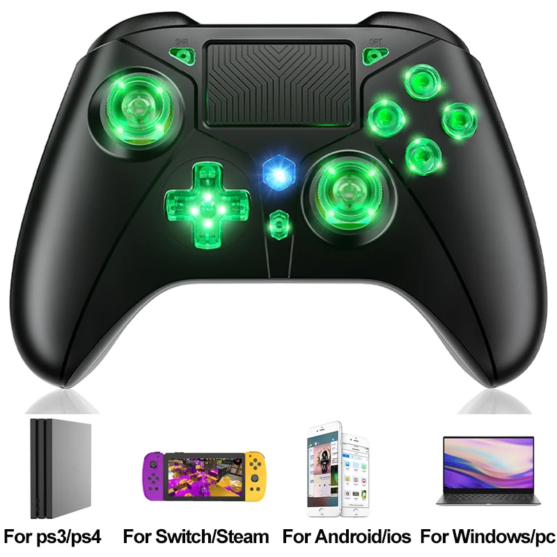 Wireless-Gamepad-For-Switch-Steam-PS4-IOS-Android-Windows-Bluetooth ...