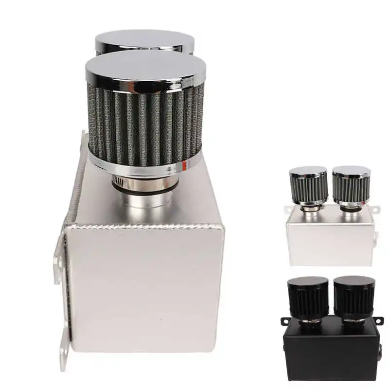 Oil-Catch-Can-Kit-1200ml-Aluminum-Alloy-Twin-Baffle-Dual-Filter-Easy-To ...