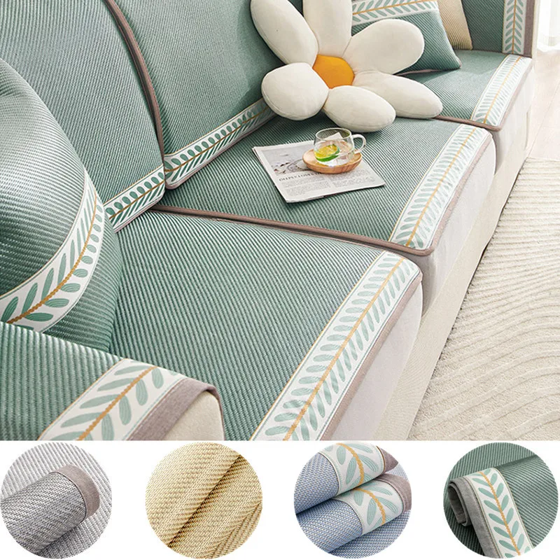 Bamboo-Sofa-Seat-Cushion-Covers-Wormwood-Fiber-Module-Sofa-Couch-Cover ...