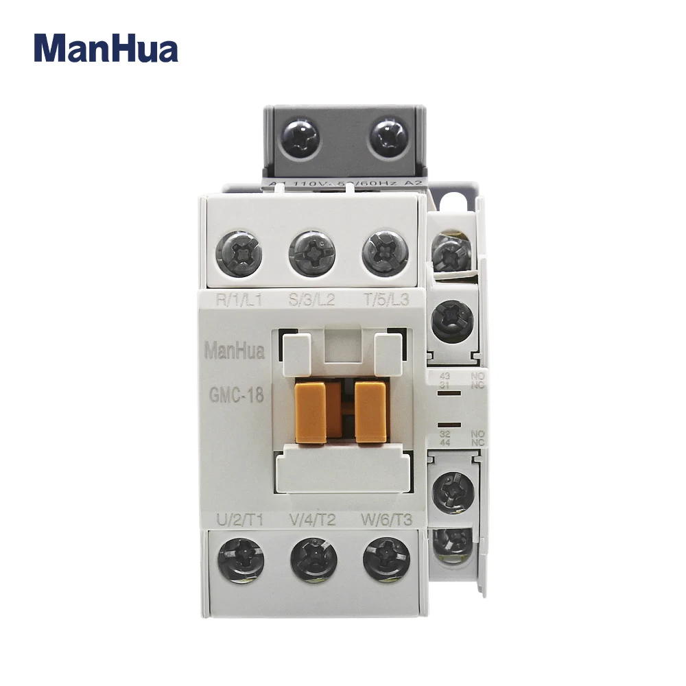 ManHua-3P-GMC-18-220VAC-18A-Electrical-Magnetic-Contactor-Three-Phase-For-Protect-Home ...