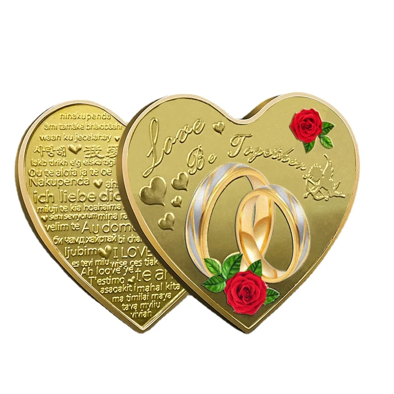 Heart-Shape-Love-Coin-for-Lover-52-Kinds-of-Words-I-Love-You ...