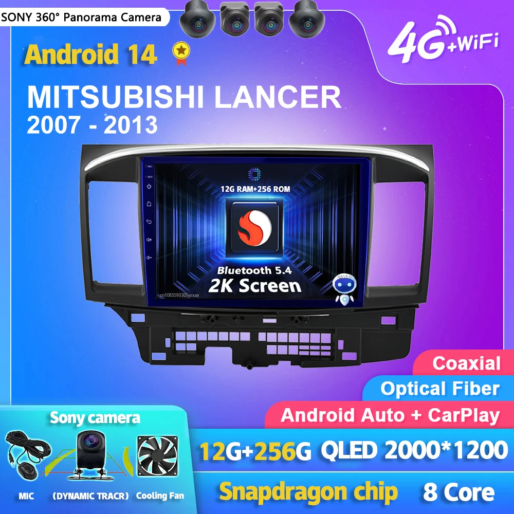 Android-14-Carplay-Auto-Car-Radio-Multimedia-Player-For-Mitsubishi ...