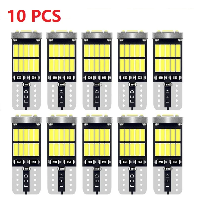 2/4/10pcs T10 W5W 194 501 Led Canbus No Error Car Interior Light T10 26 ...
