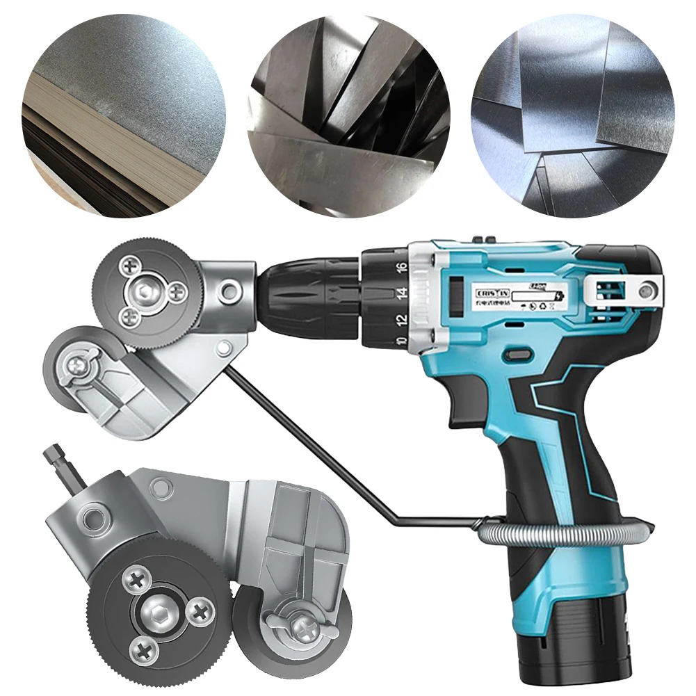 Power-Iron-Scissors-Electric-Drill-To-Shears-Cutter-Nibbler-Metal-Sheet ...