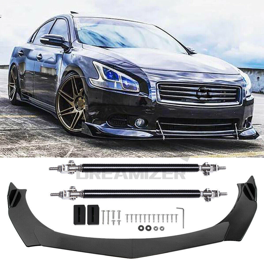 For Nissan Maxima St 2009-2015 Car Front Bumper Lip Body Kit Spoiler ...