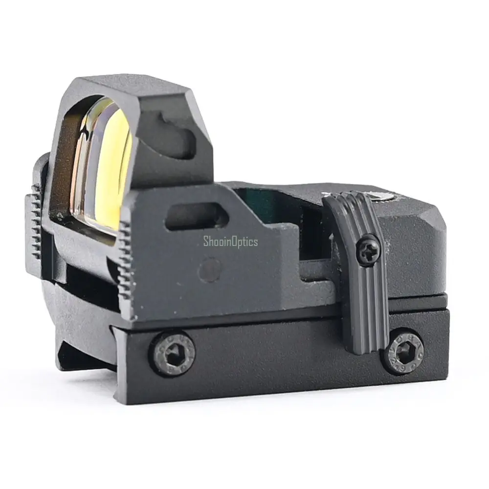 Folding-Screen-RMR-Mini-1x-Red-Dot-Sight-Collimator-With-20mm-Mount-And ...