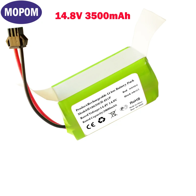 New 14.8V 2600mAh upgrade 3500mAh Li-ion Robot Vacuum Cleaner Battery ...