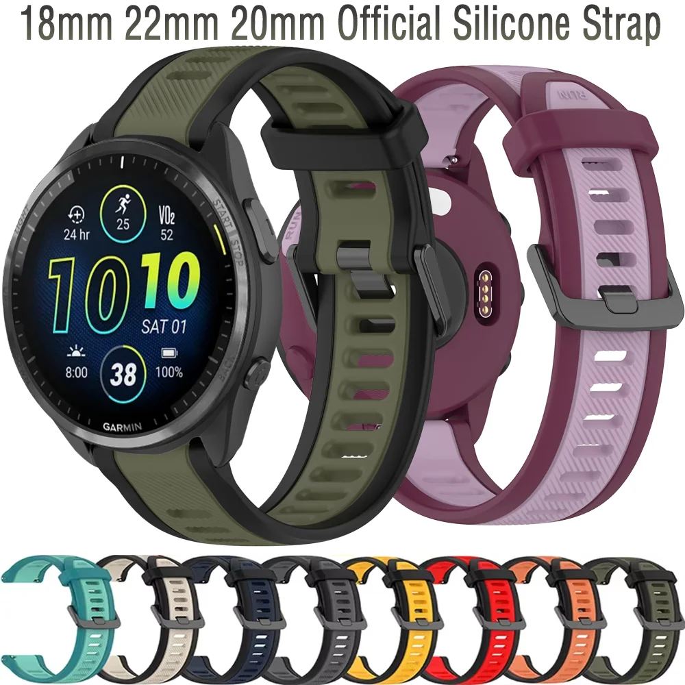 Versatile Official Silicone Strap – Available in 18mm, 20mm, 22mm Sizes ...