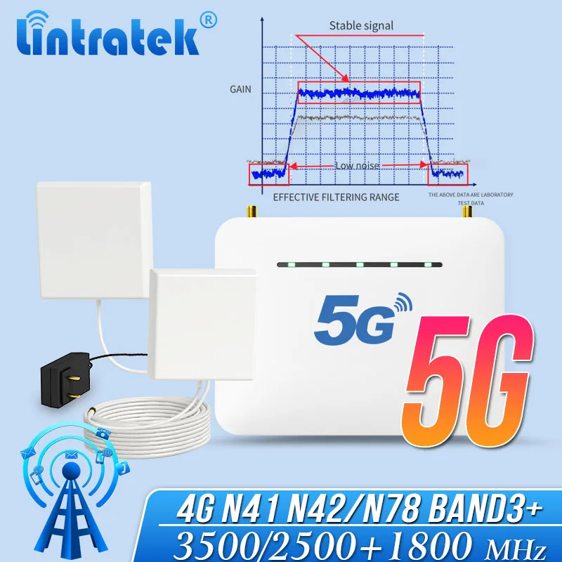 5G-Signal-Booster-3500mhz-Cell-Phone-Lintratek-Repeater-4G-Band3-2500 ...
