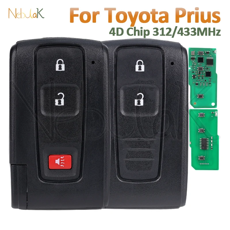 Semi Fully Smart Remote Key Keyless Go Car Fob For Toyota Prius 2004 ...