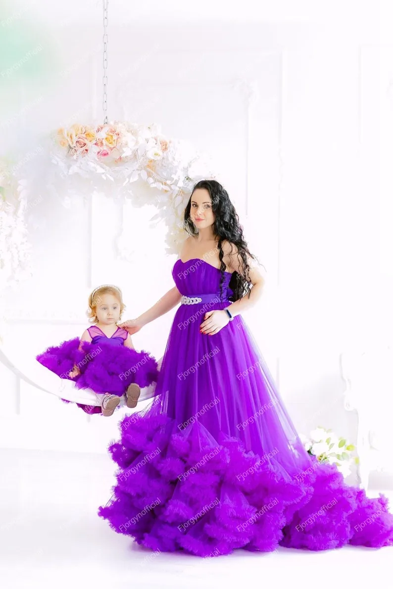 Royal Purple Color Dress