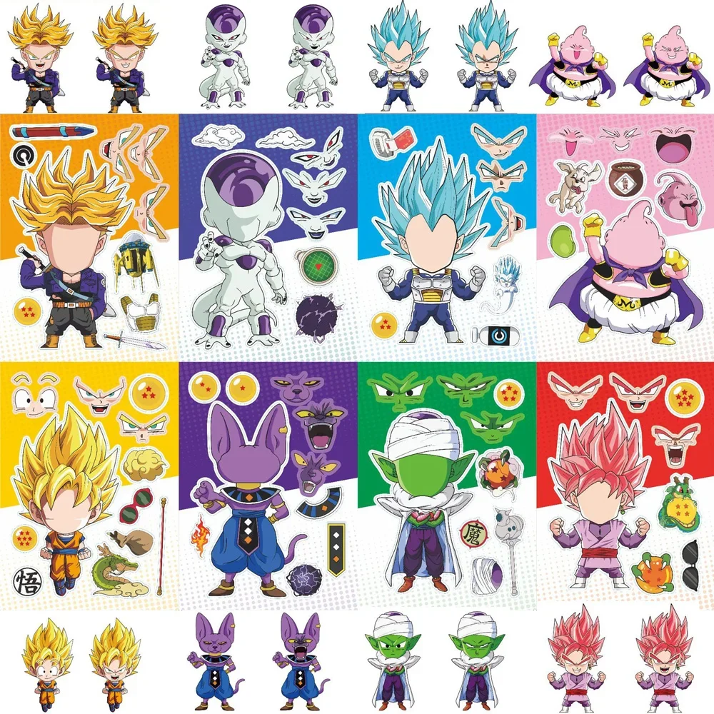 Anime Goku Face Puzzle Stickers: The Ultimate DIY Toy for Dragon Ball Fans?