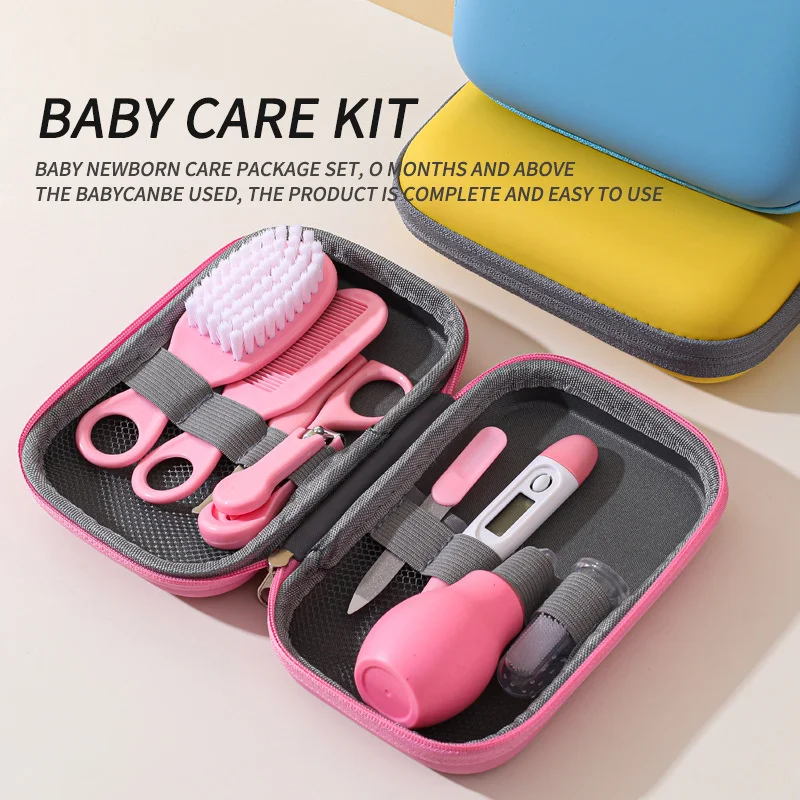 9 in 1 Baby Health Care Sets Safety Newborn Baby Hygiene Kit With Hair ...