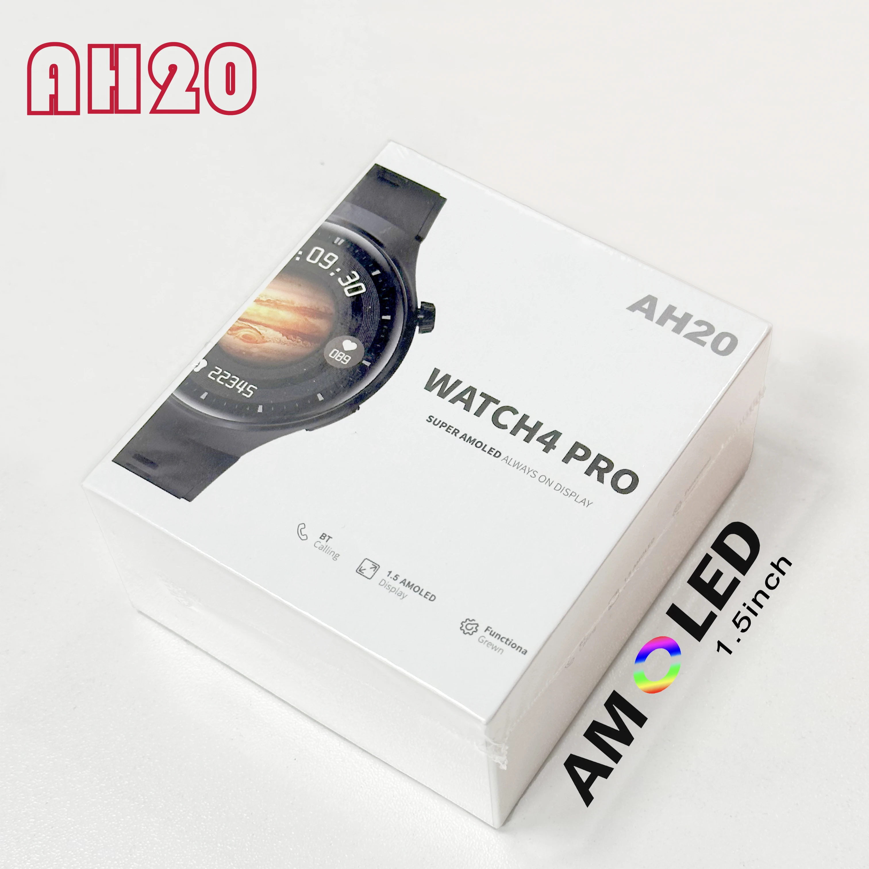 2024-Latest-Design-Ah20-Smart-Watch-For-Men-Women-Amoled-Round-Screen ...