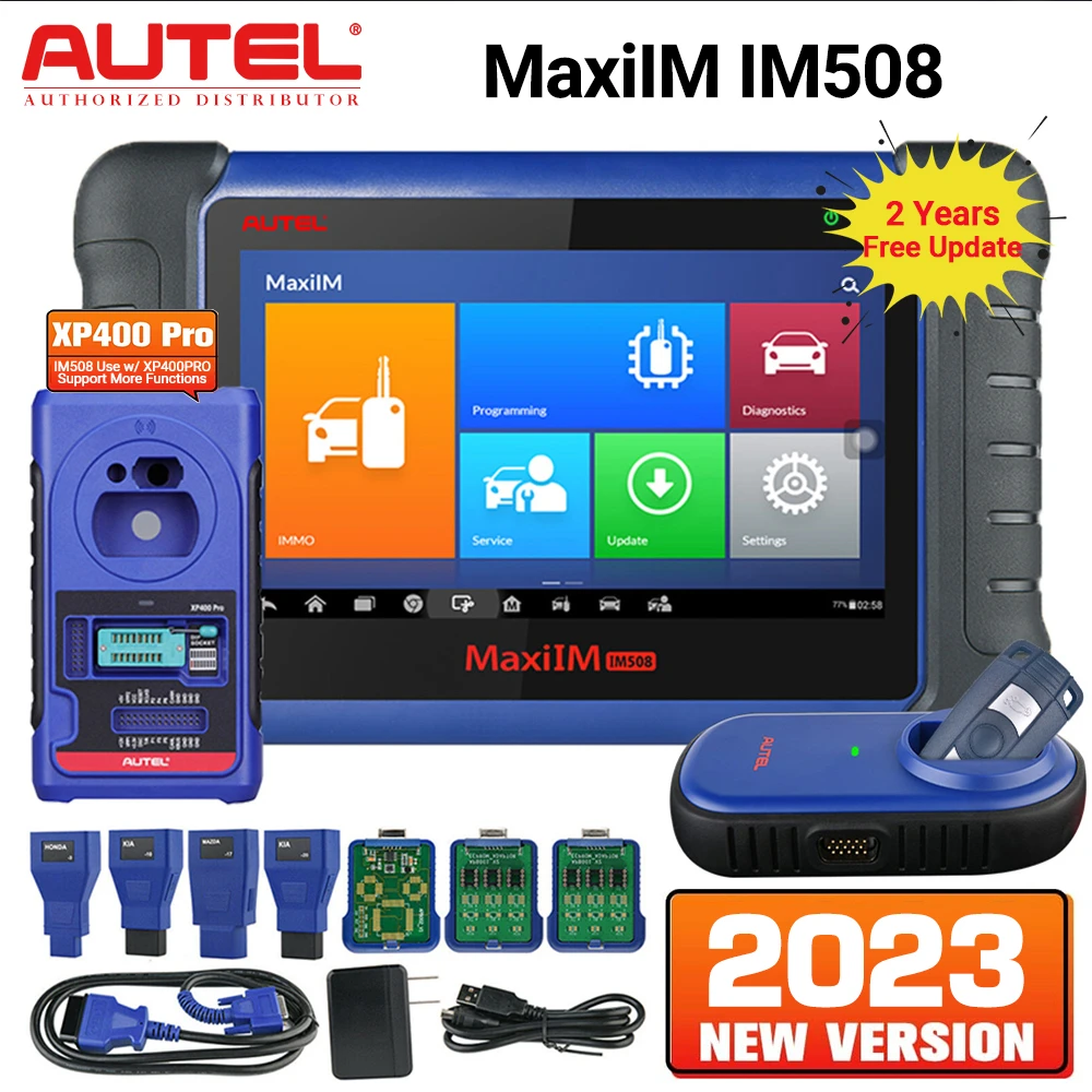 2022 Autel Im508 Xp400pro Professional Key Programming Tool Automotive ...