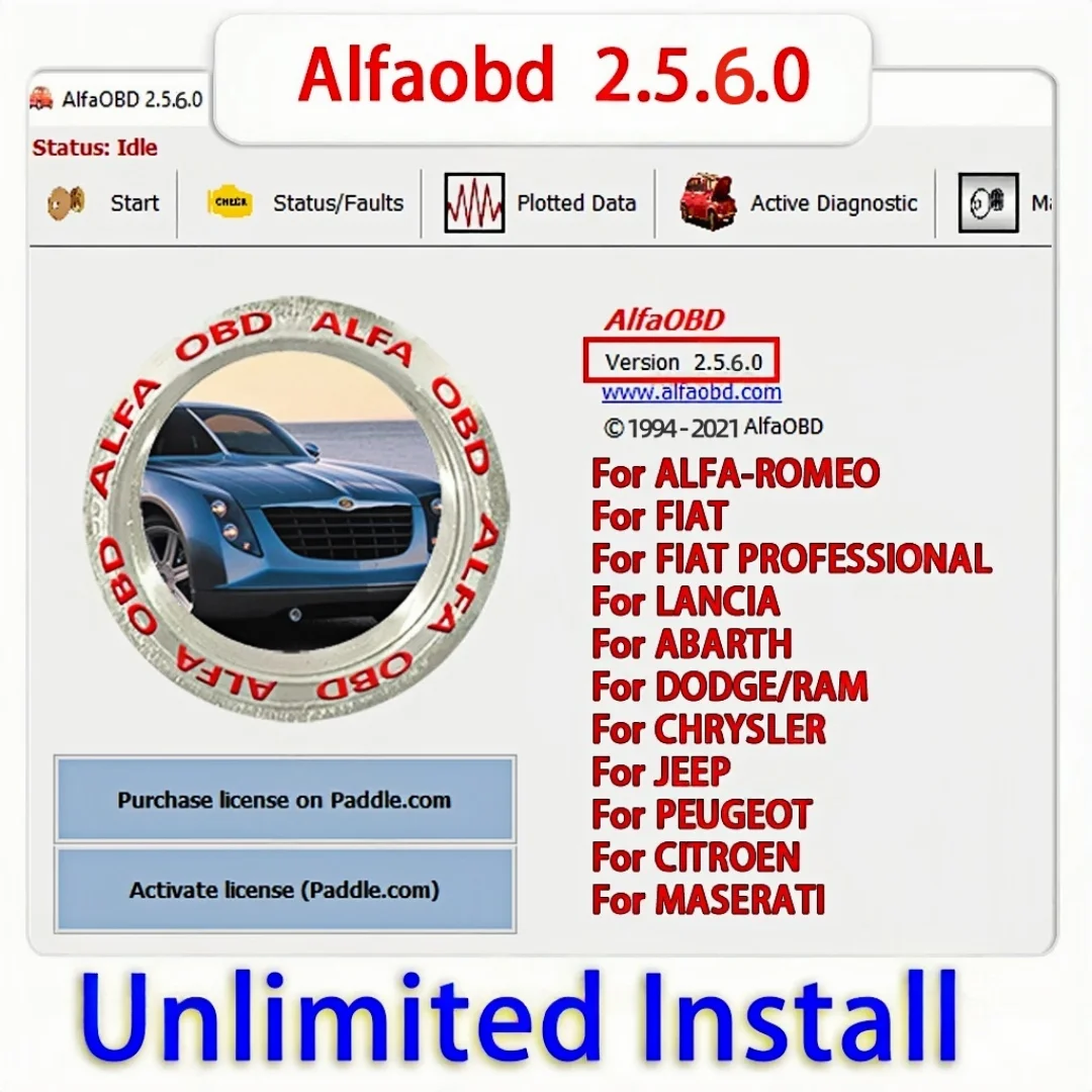 latest AlfaOBD v 2.5.6.0 For Windows Full Licensed - Diagnosis Alfa ...