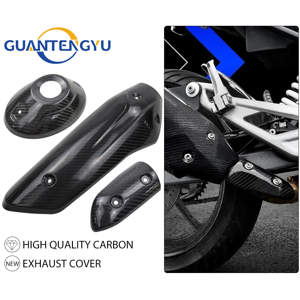 Carbon-Muffler-Pipe-Anti-Scald-Protection-Exhaust-Shield-Insert-Heat ...