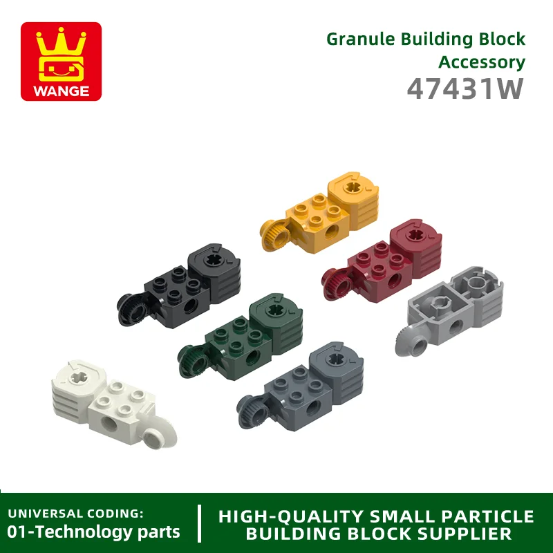 Wange-30Pcs-Lot-47431W-Straight-Wrist-4-Holes-Building-Block-Moc ...