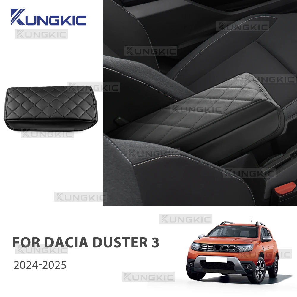 Car Armrest Box Cover Pad For Dacia Duster 3 2024 2025 Central Control ...