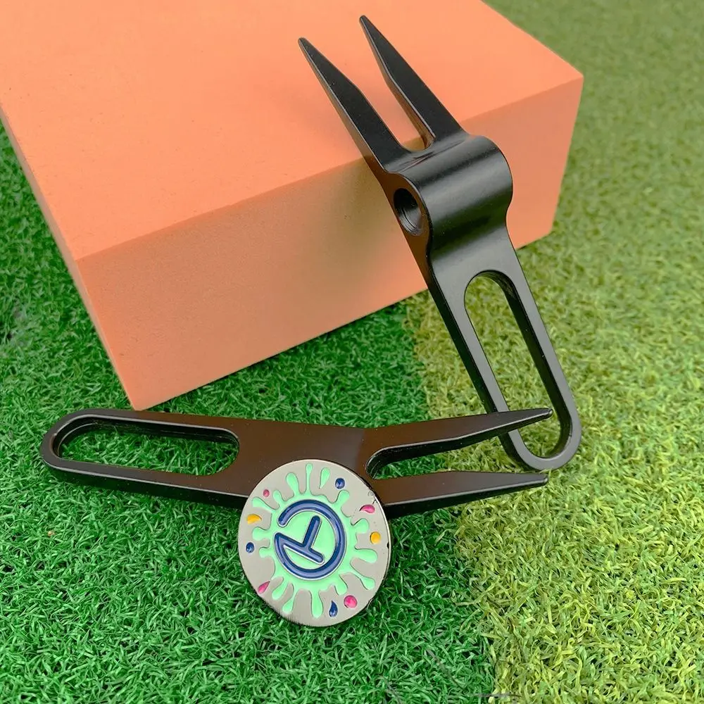 Zinc Alloy Golf Divot Pitch Repairer Tool Turf Tool Switchblade Golf ...