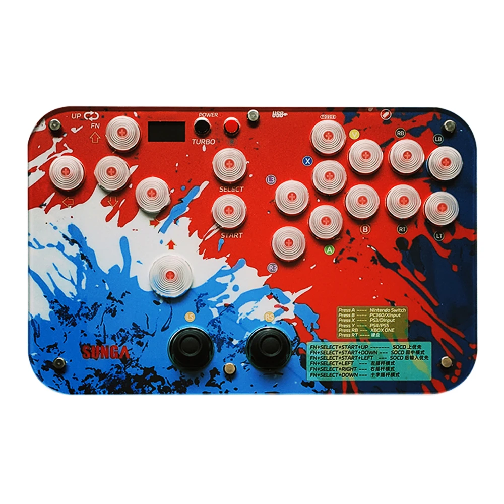 FunFortress-Hitbox-HG-Tekken-8-Leverless-Arcade-Fighting-Game-Stick ...