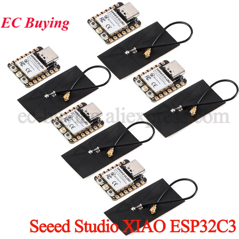 10Pcs-1pc-Seeeduino-Seeed-Studio-XIAO-ESP32-C3-WiFi-Bluetooth-Mesh-Development-Module-Tiny-MCU ...