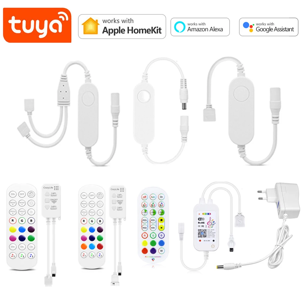 Controlador Led Wifi Tuya Homekit, tira de LED RGB para casa ...