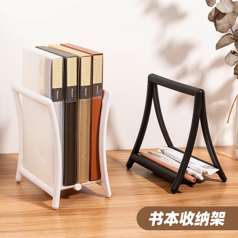 Book Stand Clamp Clip Design Vertical Simple Line Bookend Book End ...