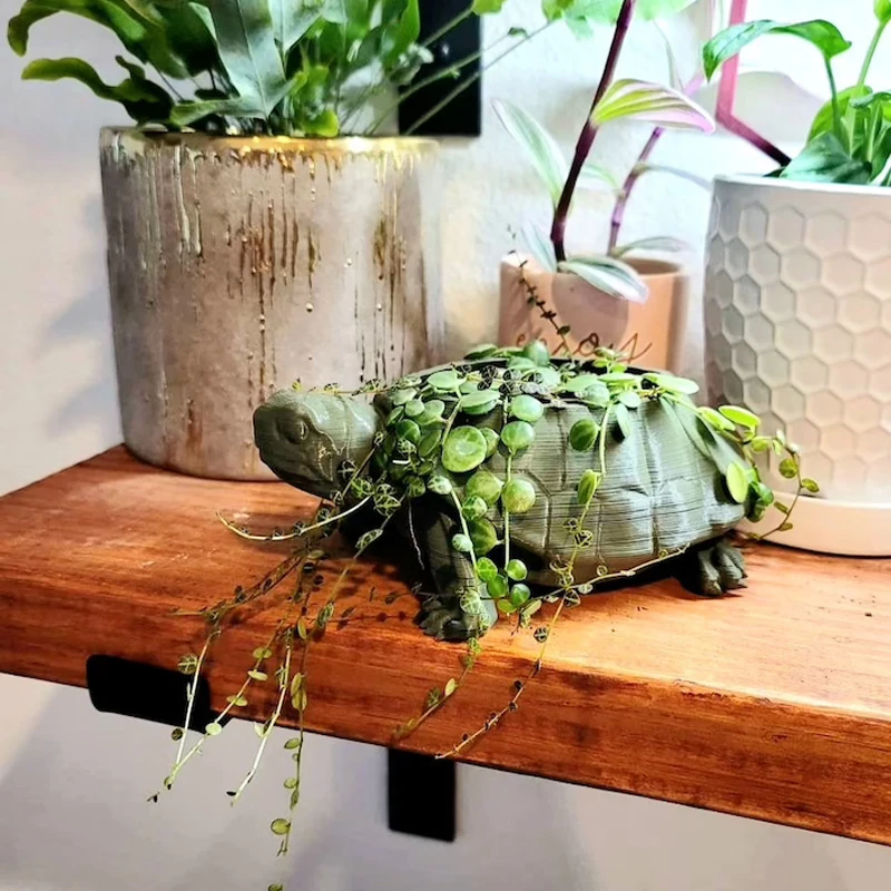 Creative-Turtle-Flower-Pot-3D-Printing-Flower-Pot-Realistic-Sea-Turtle ...