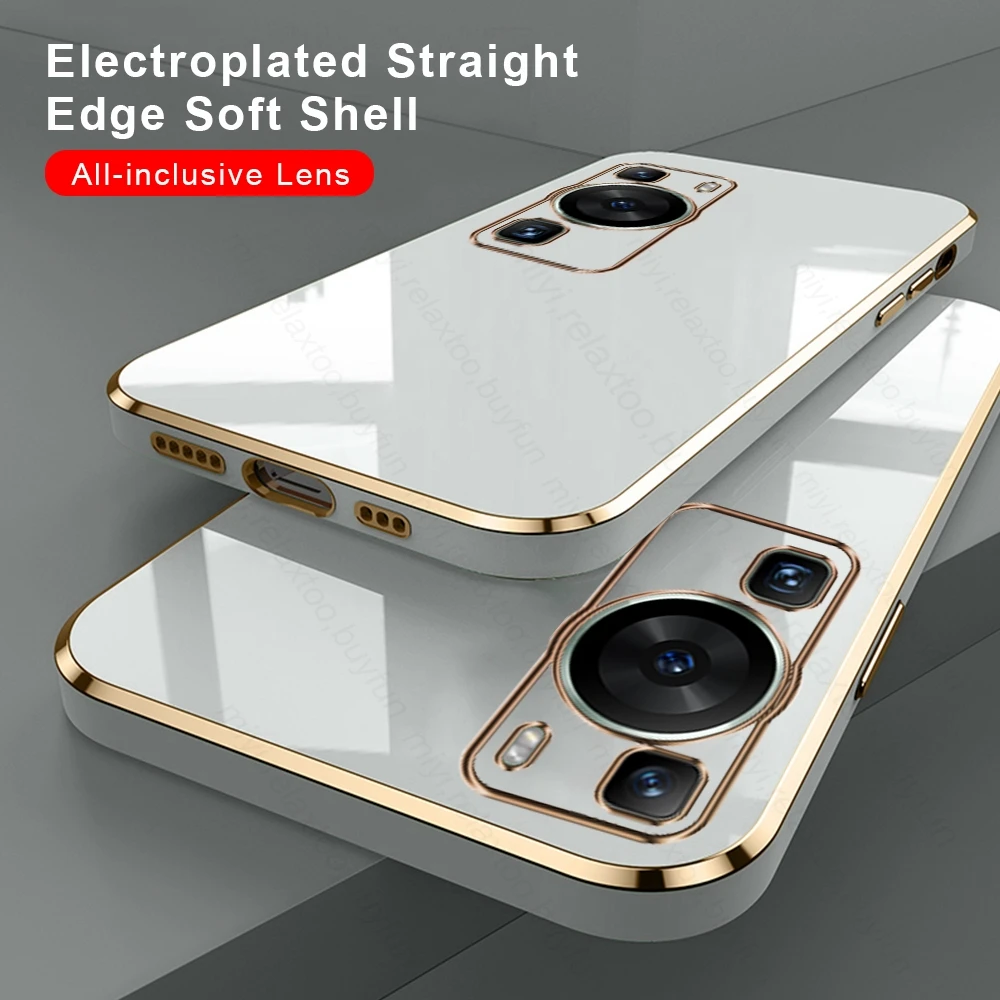 6D-Straight-Edge-Electroplating-TPU-Soft-Back-Cover-For-Huawei-P60-Pro ...