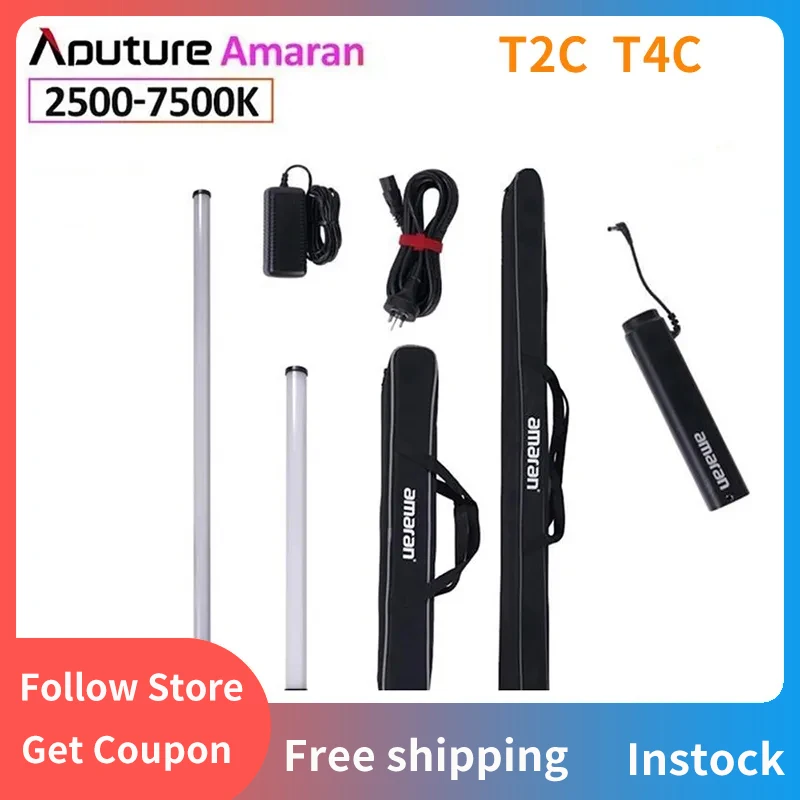 Aputure-Amaran-T2C-T4C-RGB-Tube-2500-7500K-Stick-Handled-LED-Full-color ...