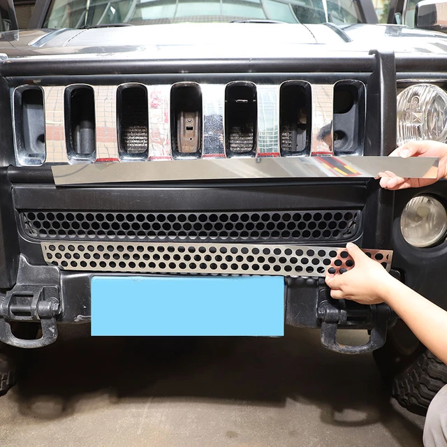 Colored Hummer H3 Grill