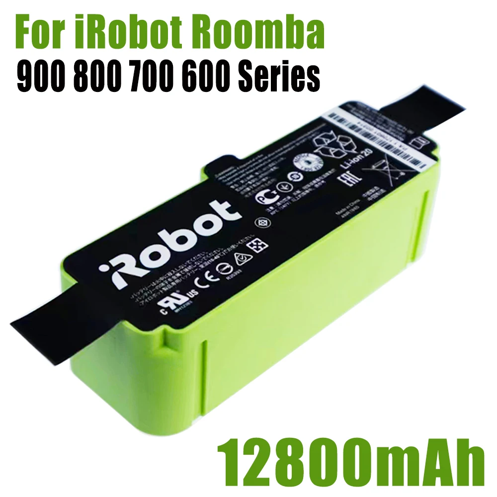 14-4V-6500mAh-Li-Ion-Battery-for-iRobot-Roomba-Cleaner-900-800-700-600 ...