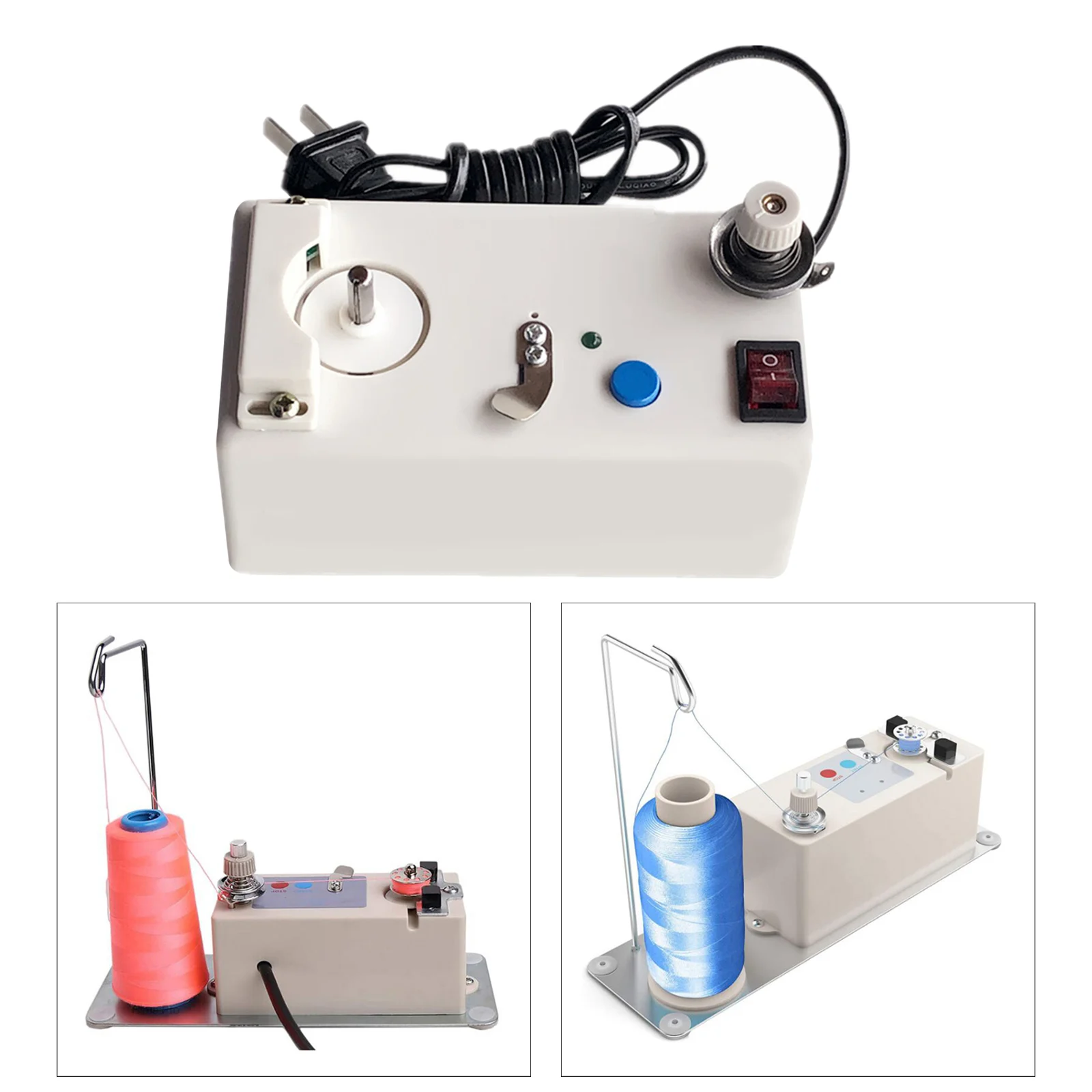 Bobinadora de bobinas automática portátil, máquina de bobinado de hilo ...